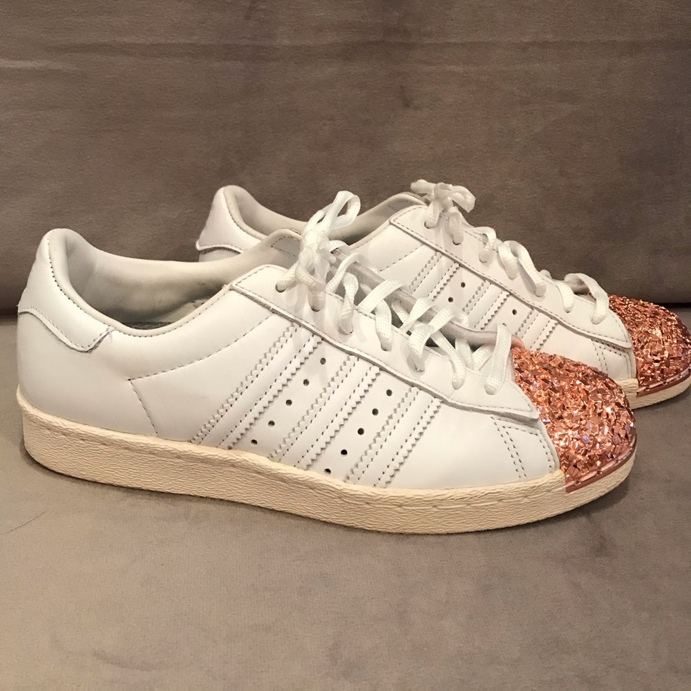 Adidas Originals White Superstar Rose Gold Cap - Gem